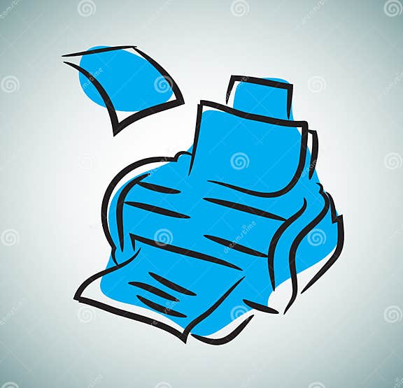 Abstract Retro Style Typing Machine Isolated on White Background ...