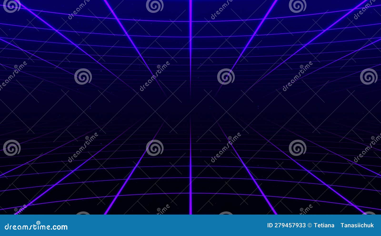 Abstract Retro Synthwave Grid Loop Animation Background 3d Render ...