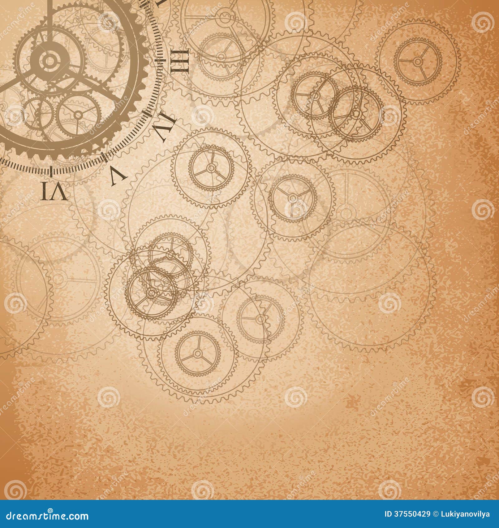 Abstract Retro Technology Background. Stock Vector - Illustration of ...