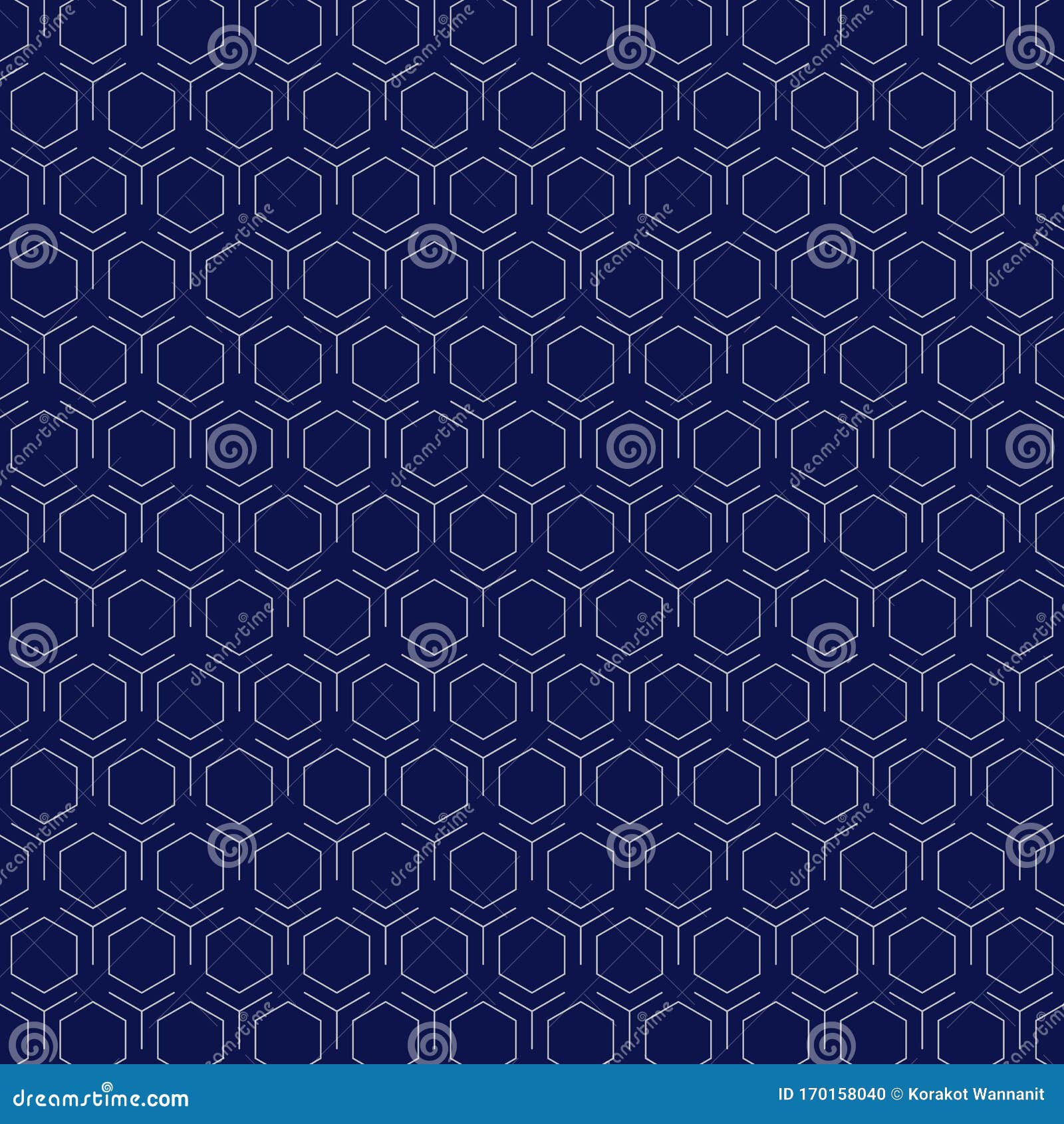 Hexagon Pattern. Vector Seamless Background | CartoonDealer.com #84223416