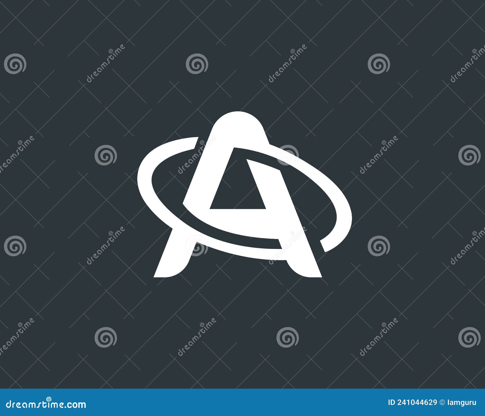 Abstract Revolving Letter a Logo Design Template. Creative Initials ...