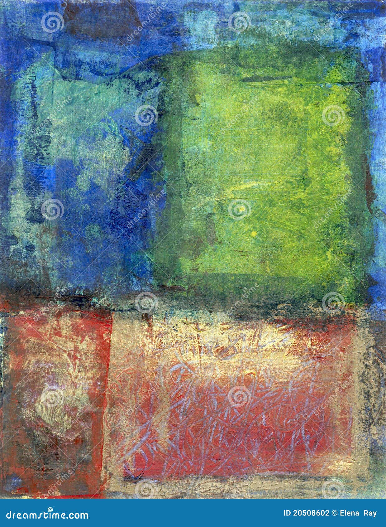 Abstract RGB Painting stock photo. Image of color, squares - 20508602