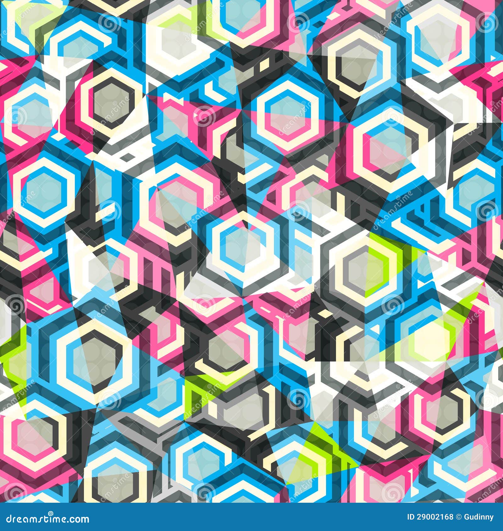 Abstract Rhombus Color Seamless with Glass Effect Stock Vector ...