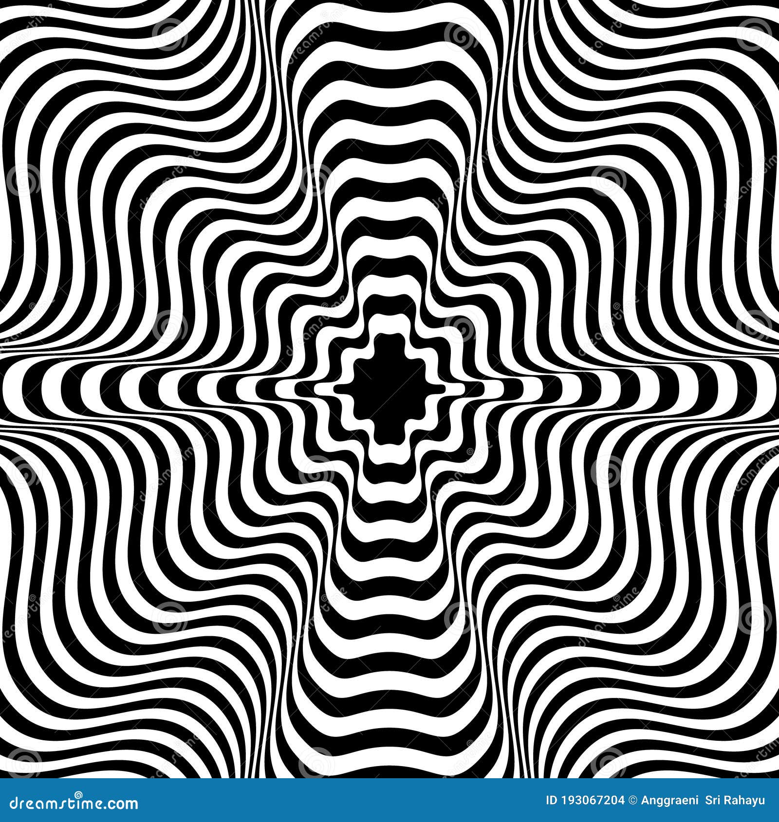 Abstract Rhombus Waves Illusion Optic Background and Pattern Stock ...