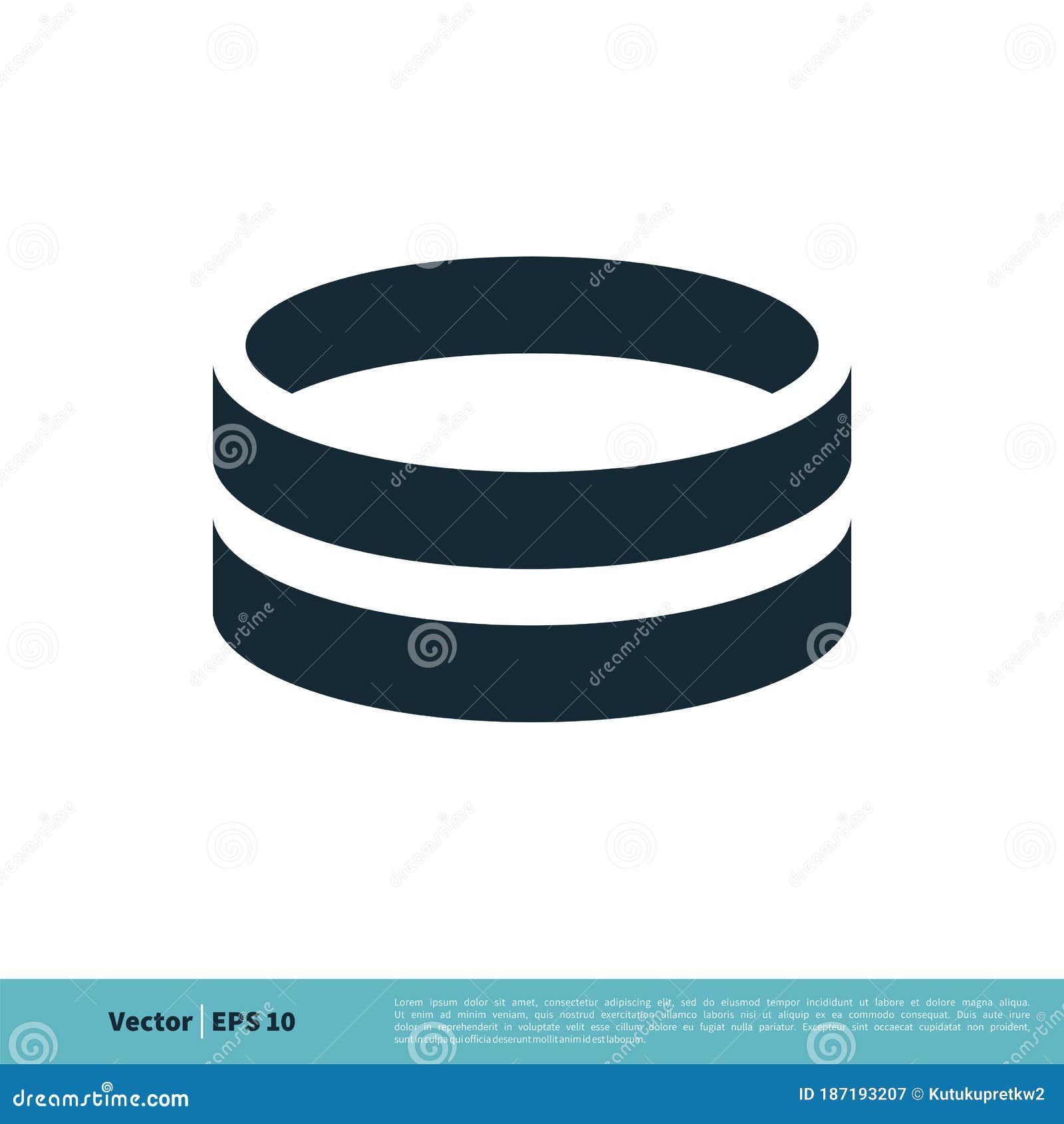 Abstract Ring Icon Vector Logo Template Illustration Design. Vector EPS ...