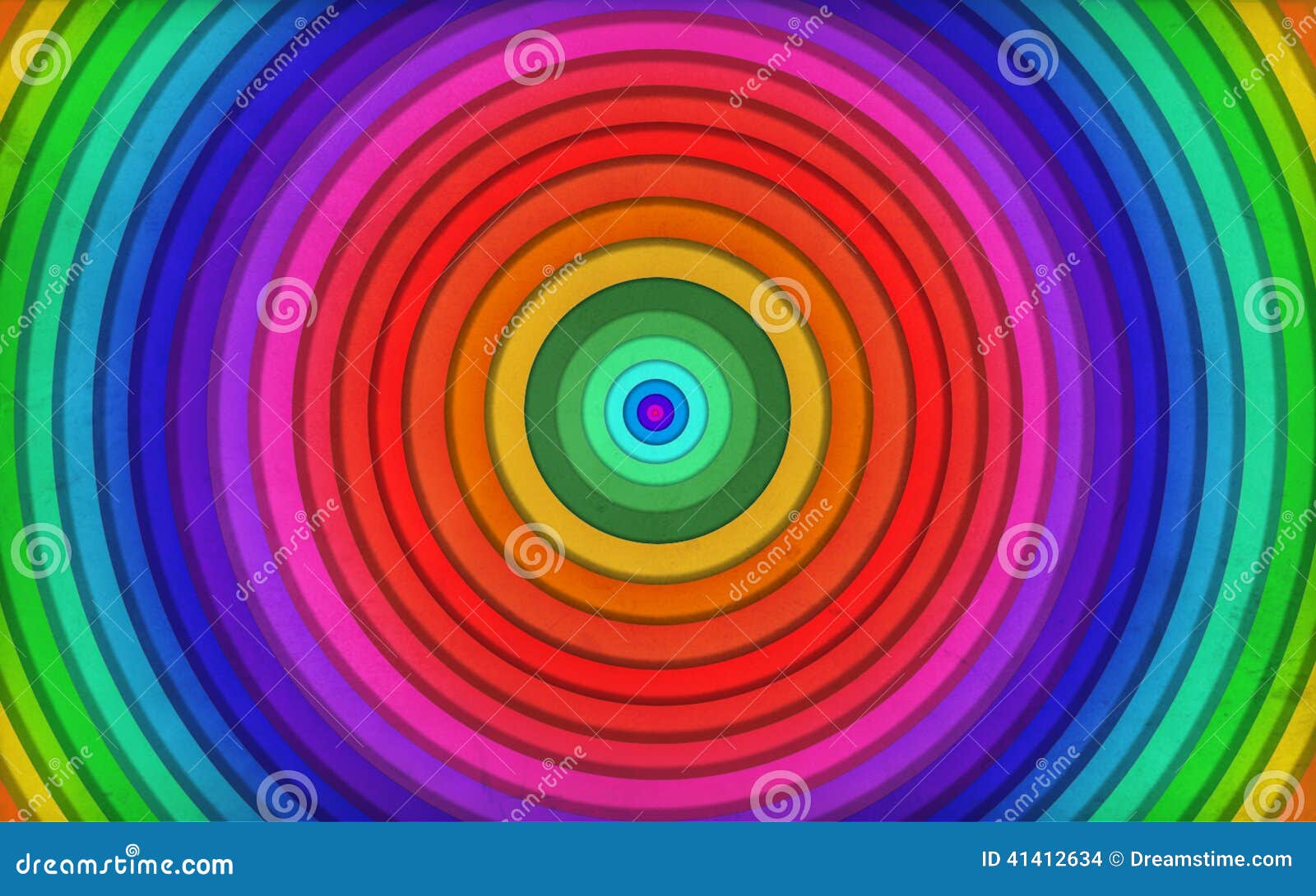 Abstract Ring with Rainbow Colors Stock Illustration - Illustration of ...