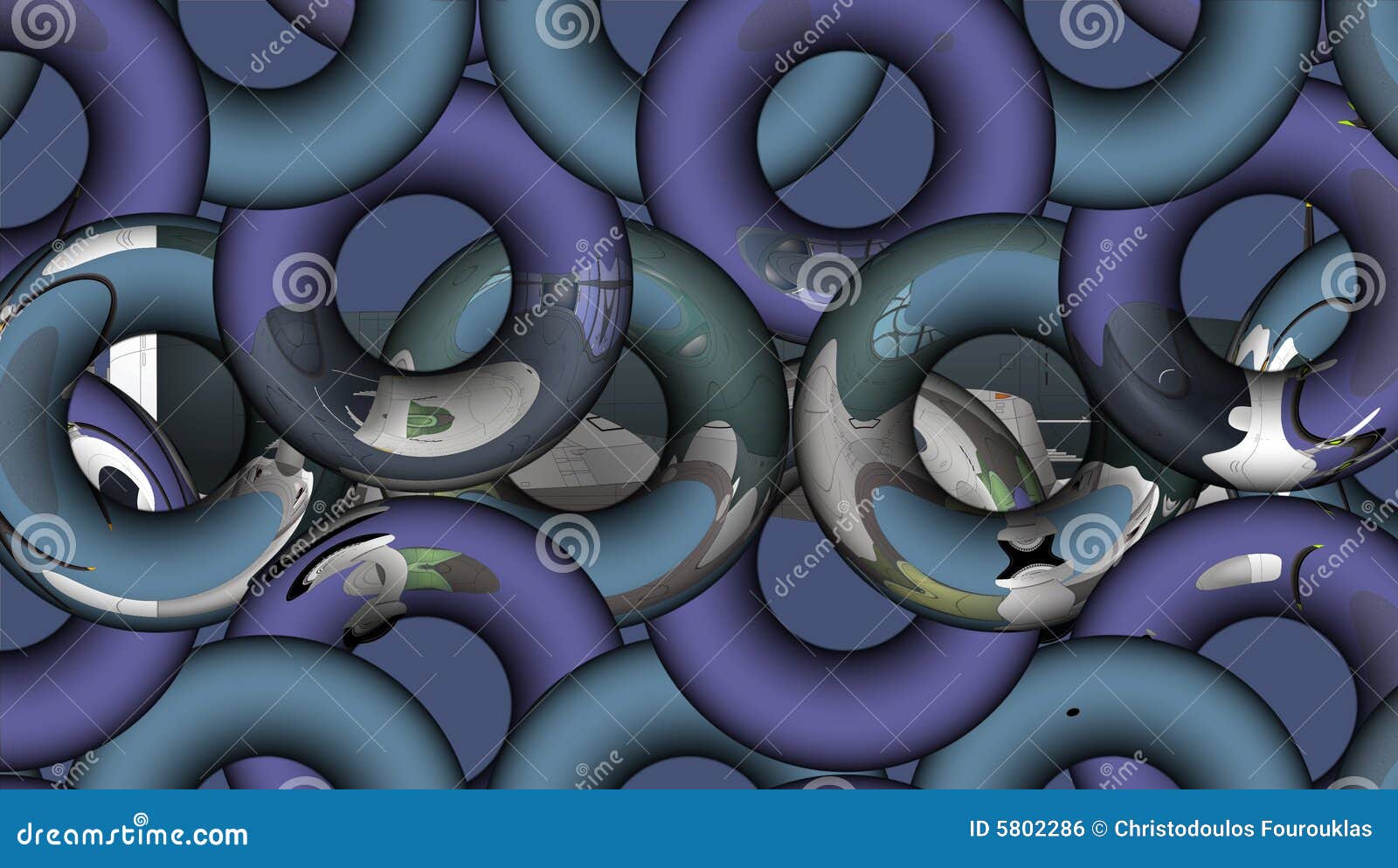 Abstract rings background stock illustration. Illustration of layers ...