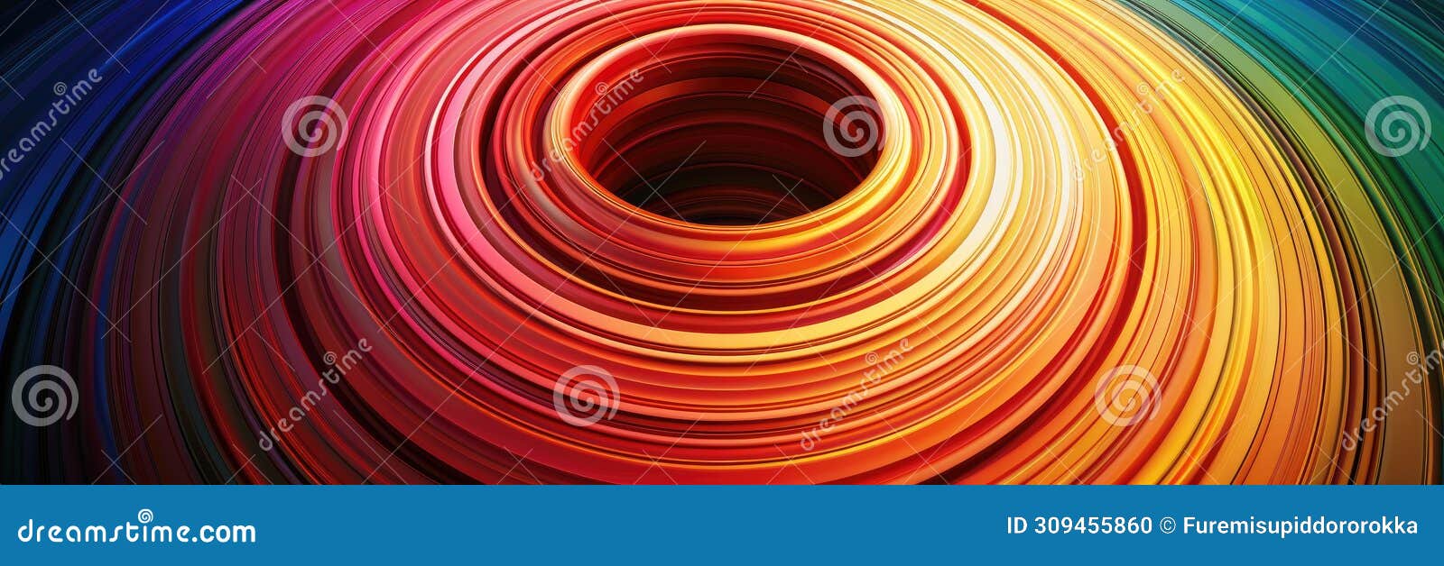 Abstract Rings Background for Business Presentation. Radial Bright ...