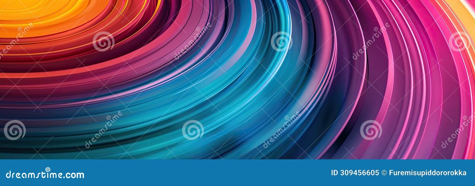 Abstract Rings Background for Business Presentation. Radial Bright ...