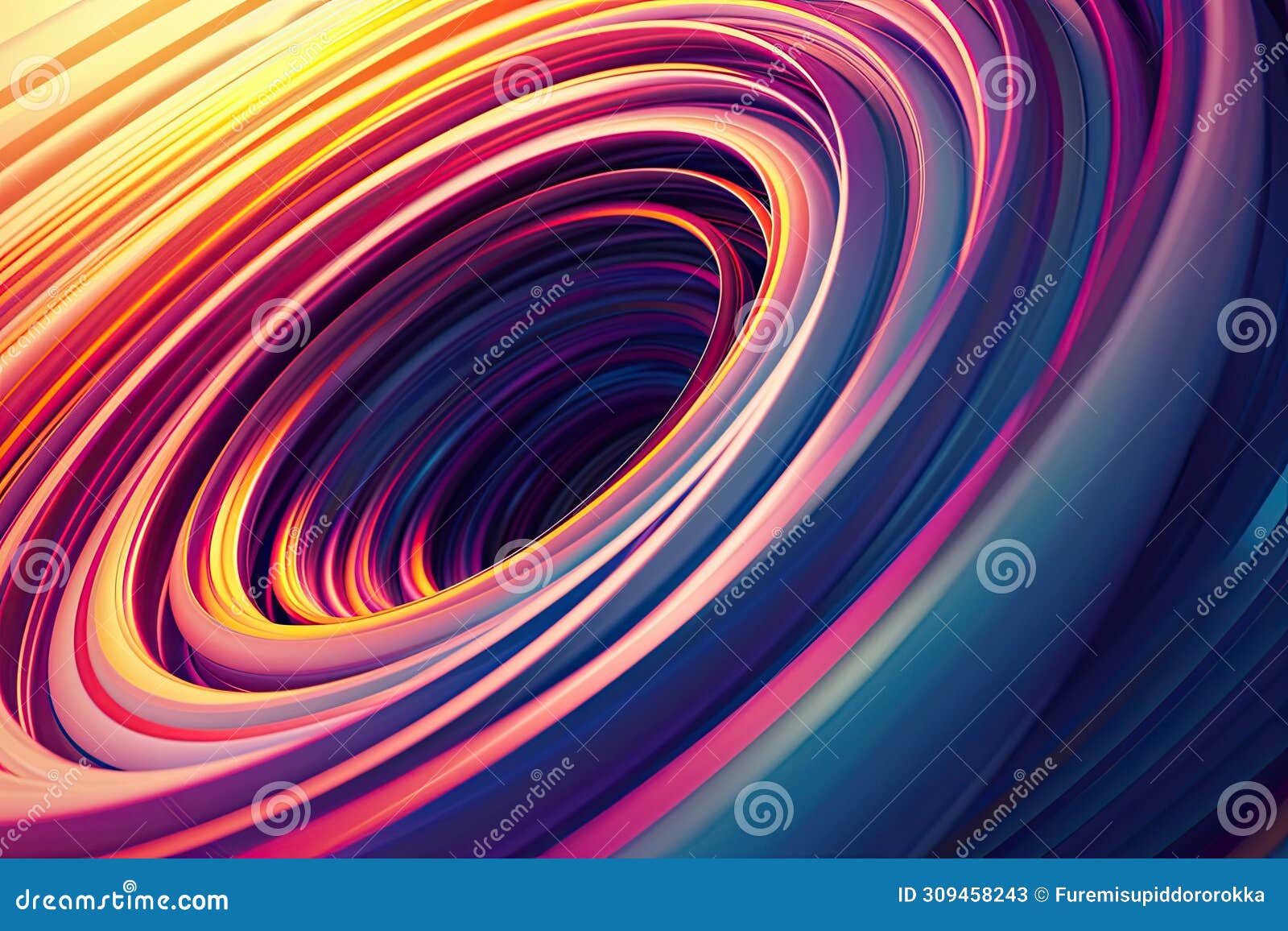 Abstract Rings Background for Business Presentation. Radial Bright ...