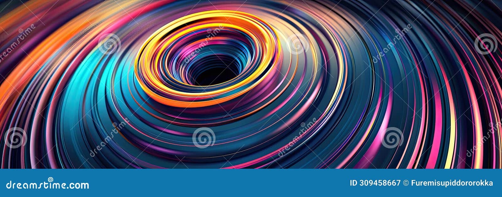 Abstract Rings Background for Business Presentation. Radial Bright ...