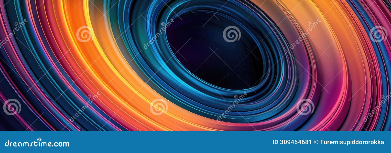 Abstract Rings Background for Business Presentation. Radial Bright ...