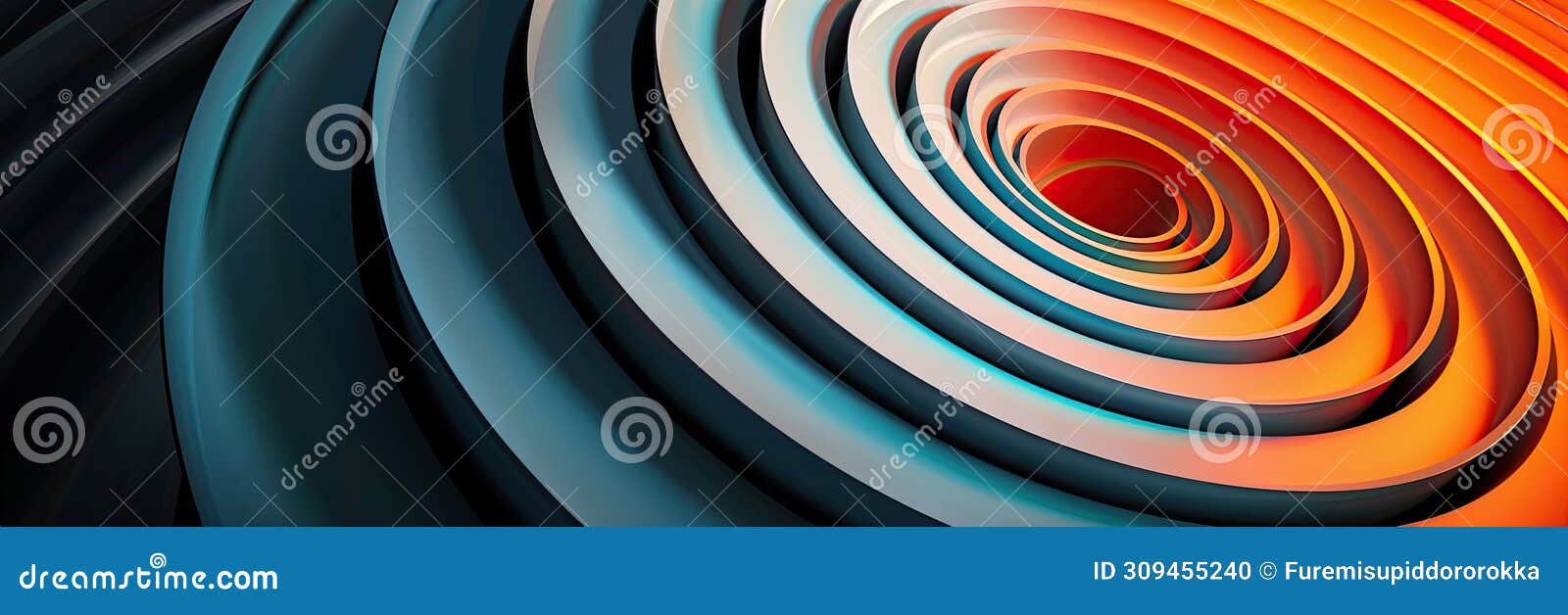 Abstract Rings Background for Business Presentation. Radial Bright ...