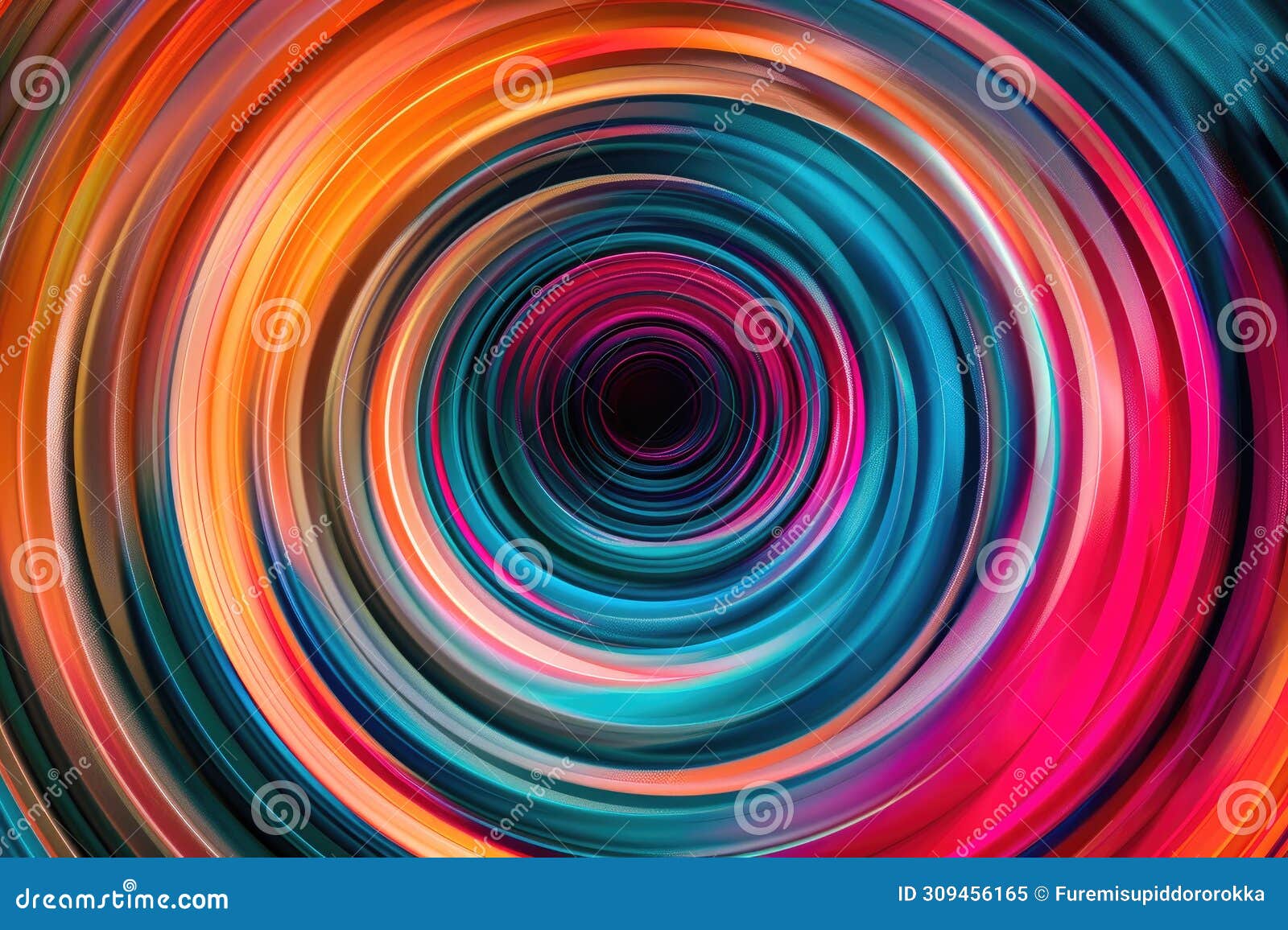 Abstract Rings Background for Business Presentation. Radial Bright ...