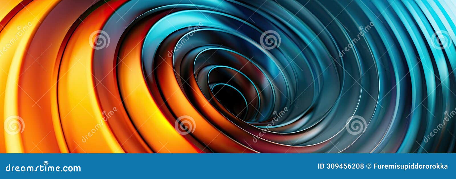 Abstract Rings Background for Business Presentation. Radial Bright ...