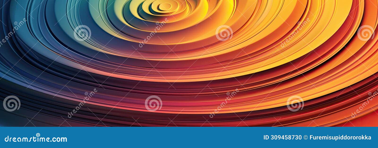 Abstract Rings Background for Business Presentation. Radial Bright ...