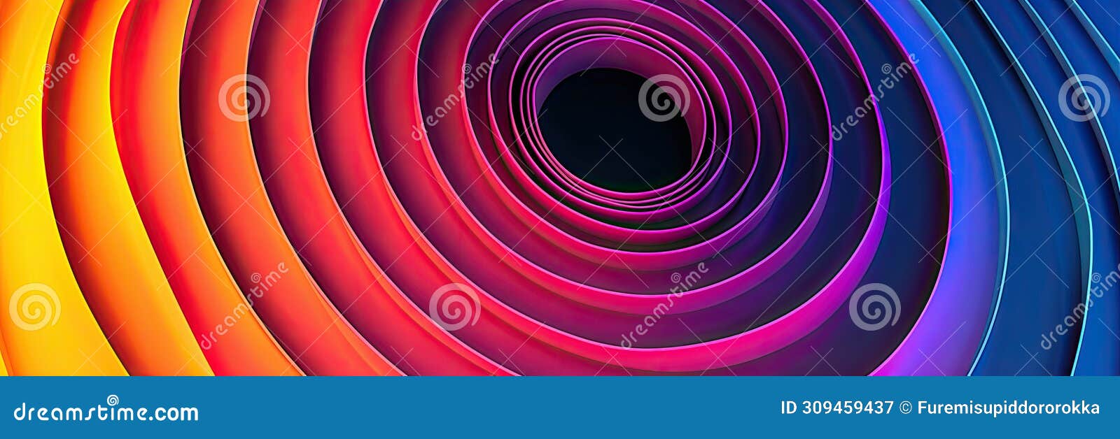 Abstract Rings Background for Business Presentation. Radial Bright ...