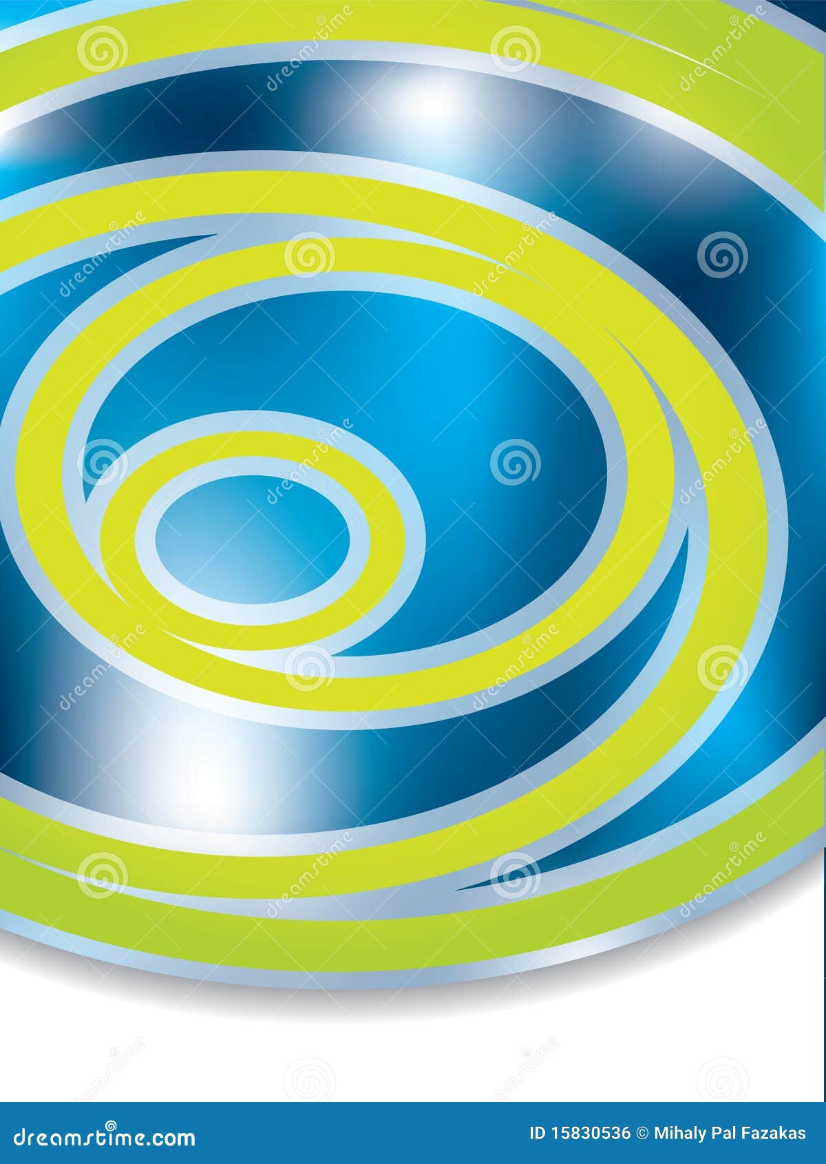 Abstract rings on blue stock vector. Illustration of concept - 15830536