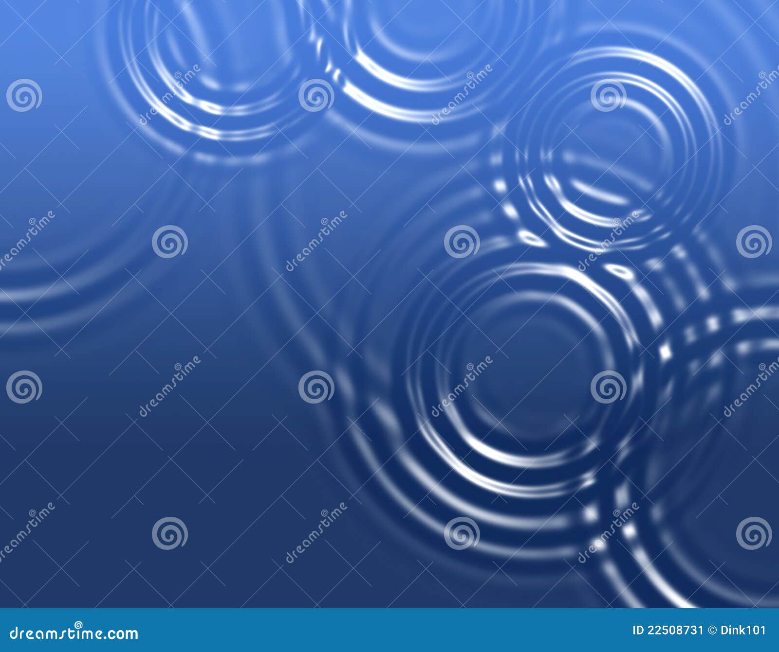 Abstract rings on a water stock illustration. Illustration of backdrop ...
