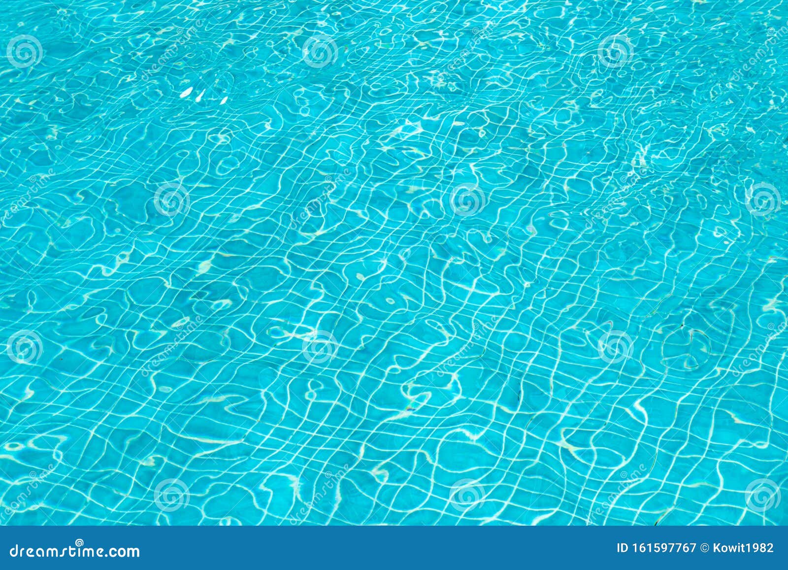 Abstract Ripple Water in Swimming Pool with Sun Reflection Stock Image ...