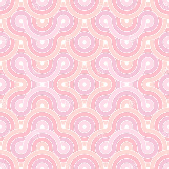 Abstract Ripple Wave Seamless Pattern Illusion Background Stock Vector ...