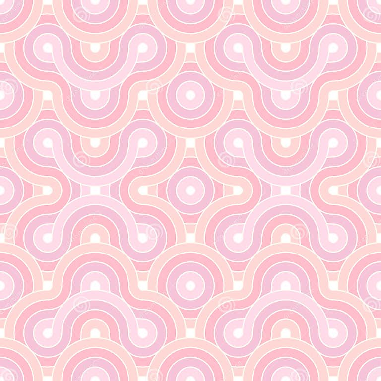 Abstract Ripple Wave Seamless Pattern Illusion Background Stock Vector ...