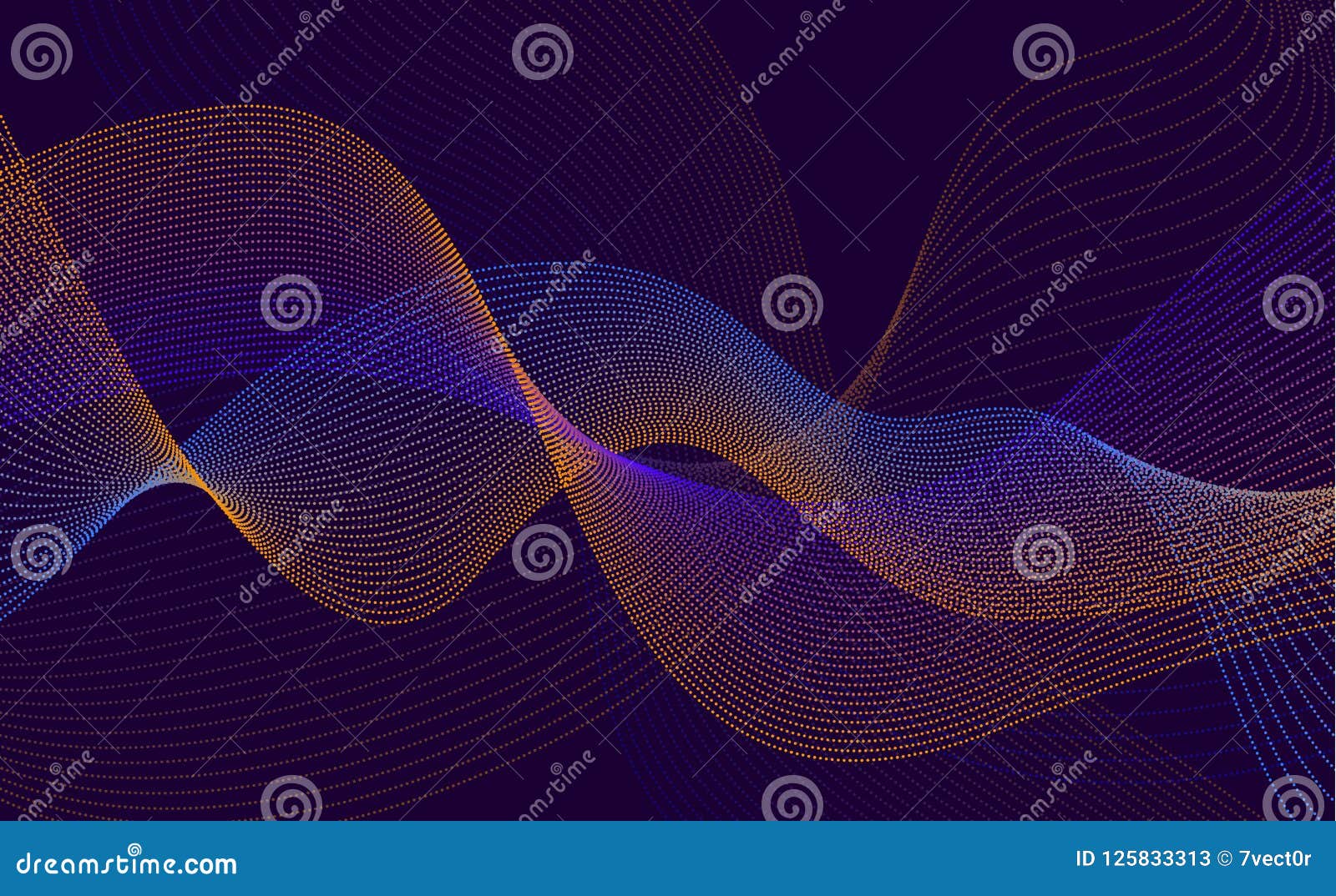 Abstract Rippled Twisted Dotted Blended Gradient Lines Background ...