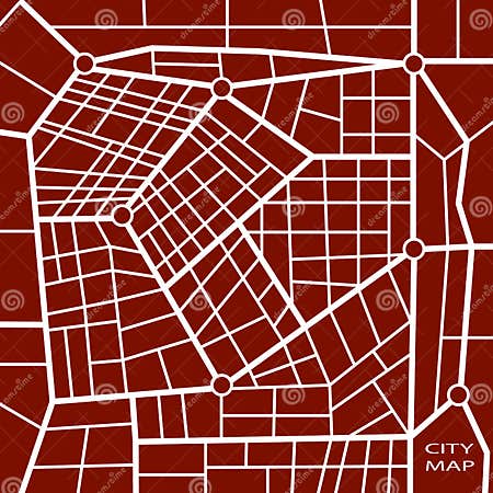 Abstract road map stock vector. Illustration of city - 44326390