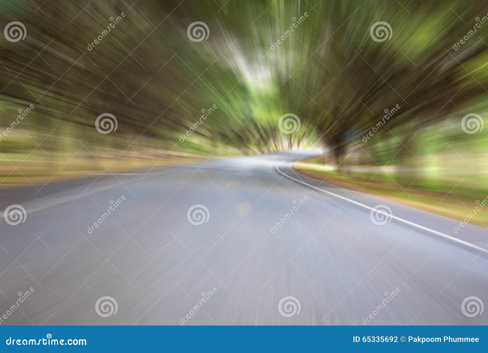 Abstract Road with Motion Blur Stock Photo - Image of route, fast: 65335692