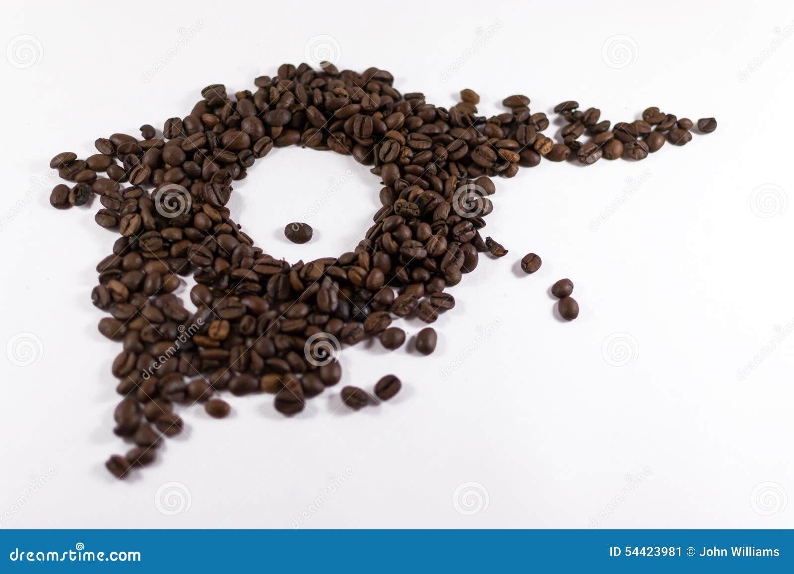 Abstract Roasted Coffee Bean Eye Stock Image - Image of dark, brown ...