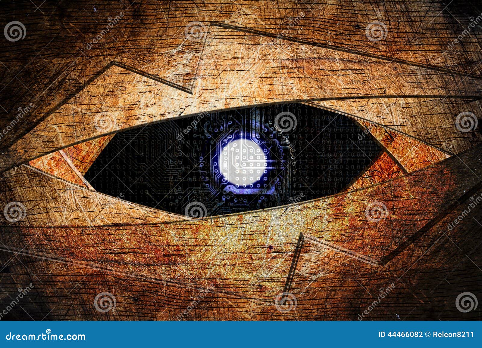 Abstract Robot Eye Background Stock Photo - Image of design, electronic ...
