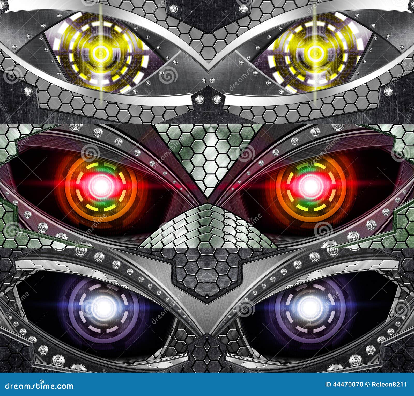 Abstract robot eye stock illustration. Illustration of generation ...