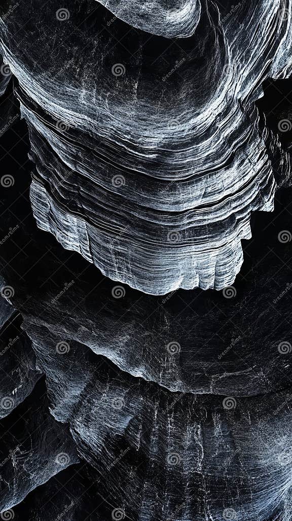 Abstract Rock Formation with Intricate Layers, Geological Texture Study ...