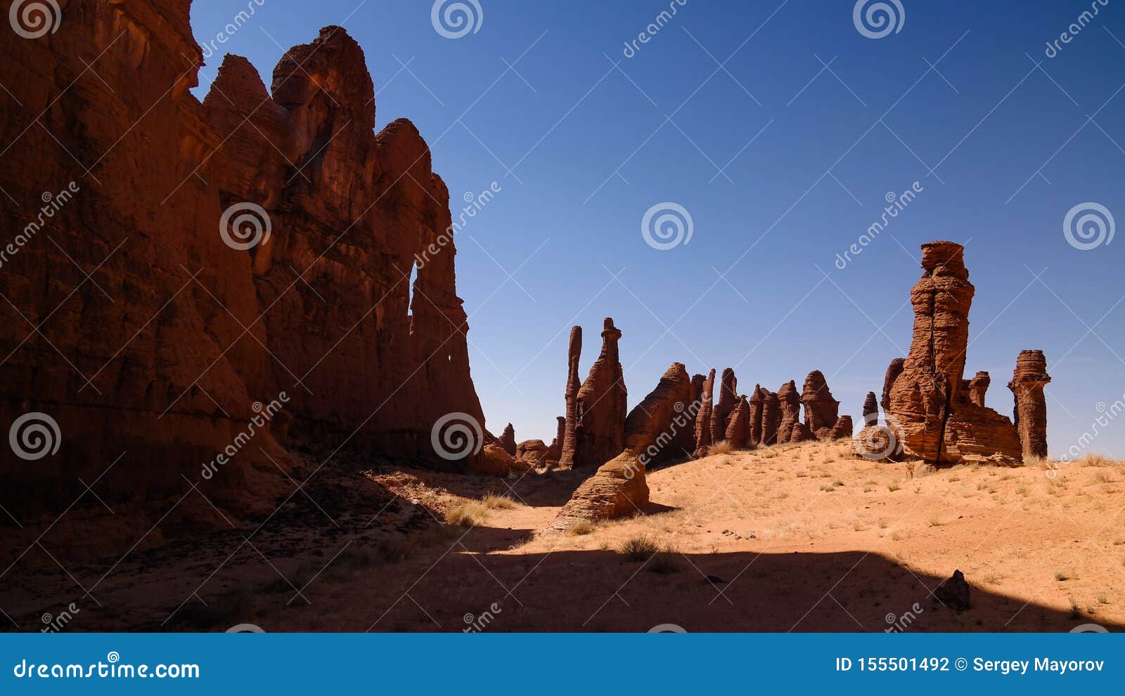 Abstract Rock Formation at Plateau Ennedi Aka Stone Forest in Chad ...