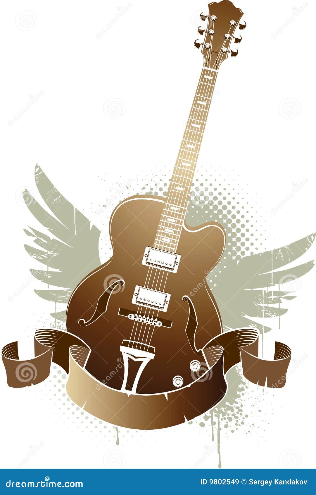 Abstract rock-n-roll image stock vector. Illustration of shooting - 9802549