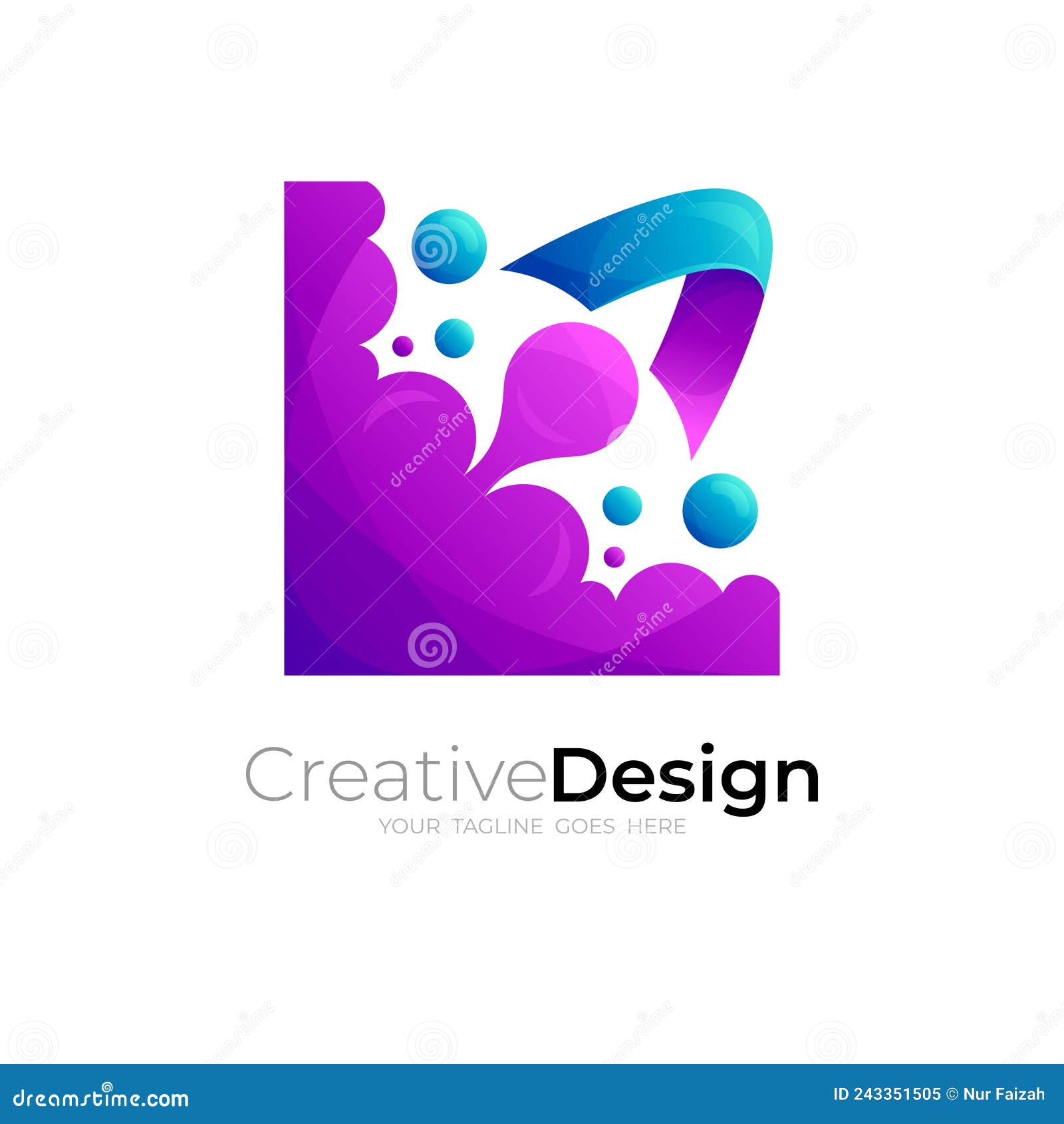 Abstract Rocket Logo with Modern Design Vector Stock Vector ...
