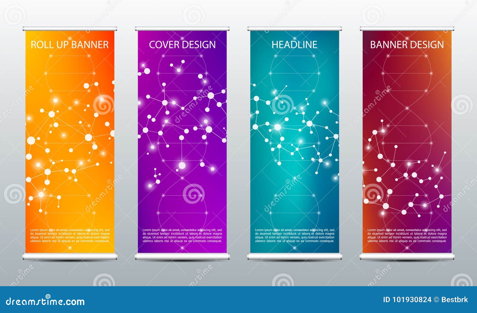 Abstract Roll Up Banner for Presentation and Publication. Science ...