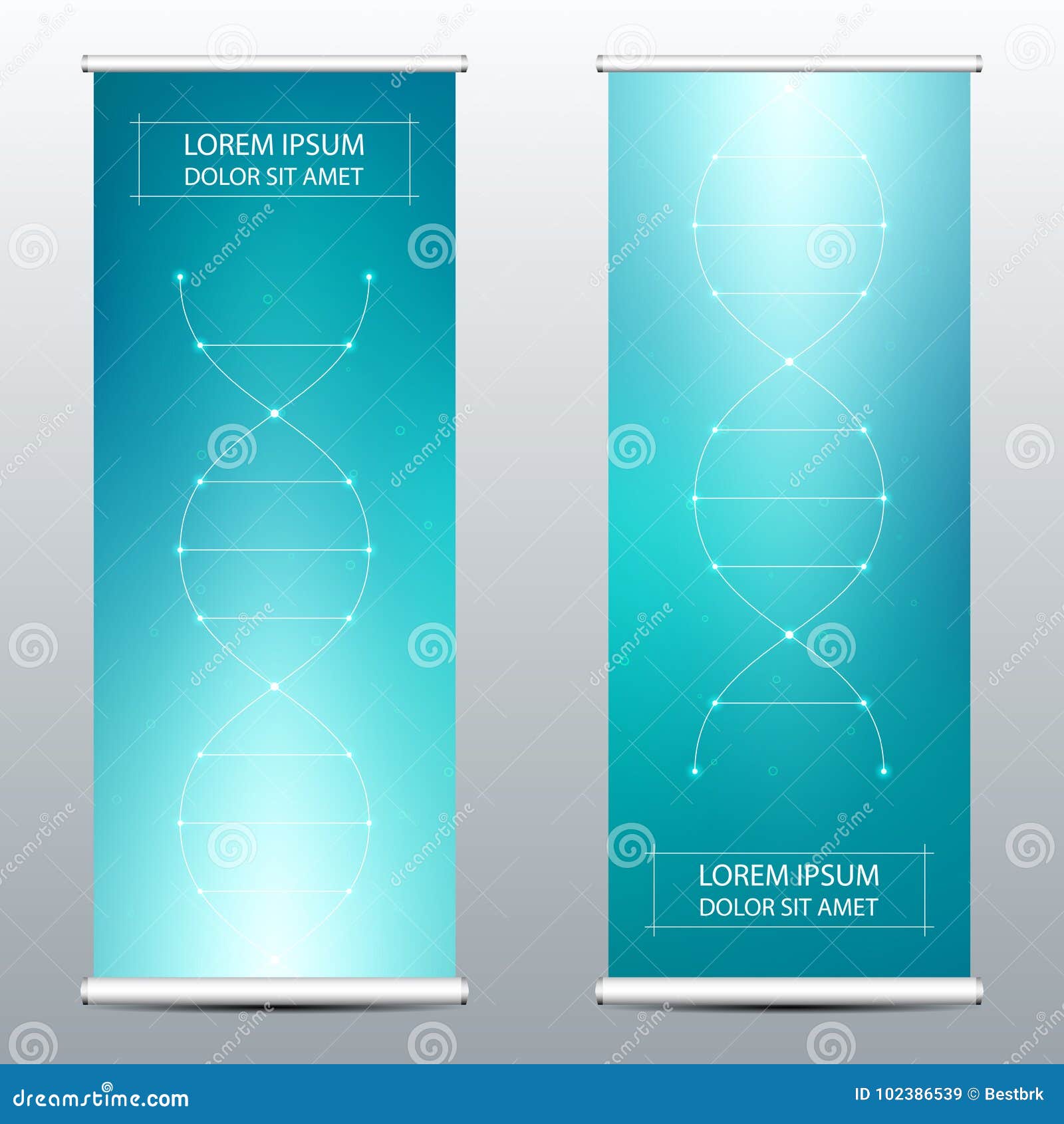 Abstract Roll Up Banner for Presentation and Publication. Stock Vector ...