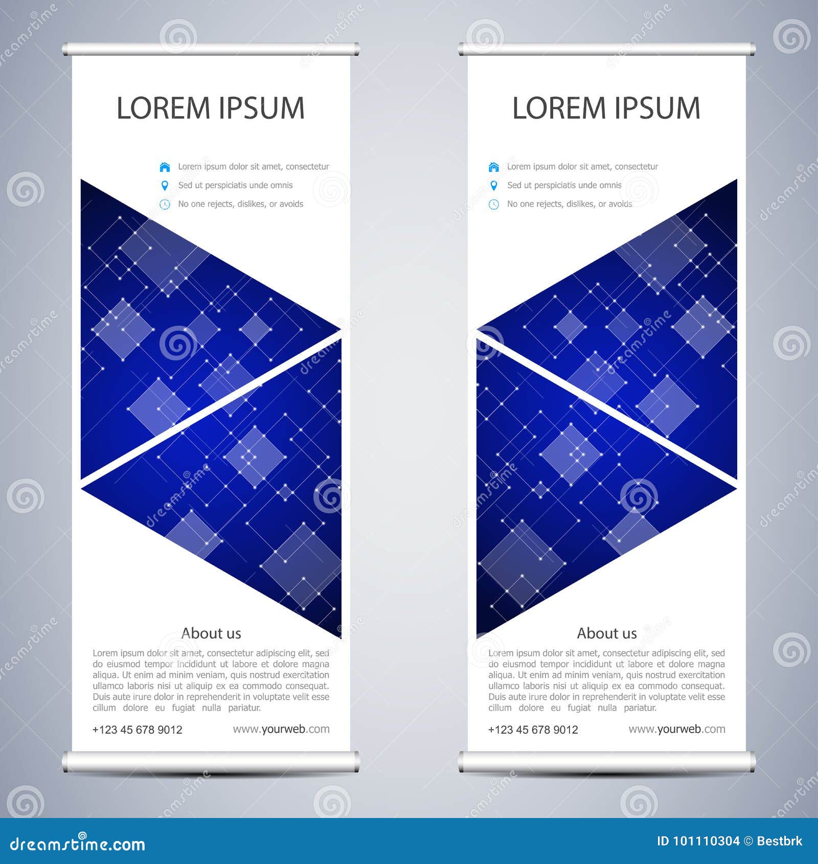 Abstract Roll Up Banner for Presentation and Publication. Science ...