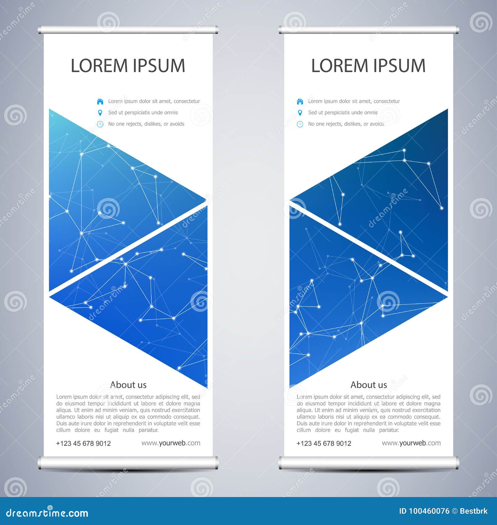 Abstract Roll Up Banner for Presentation and Publication. Science ...