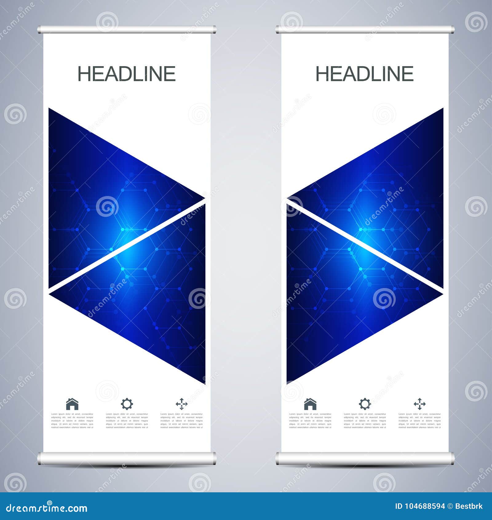 Abstract Roll Up Banner for Presentation and Publication. Scientific ...