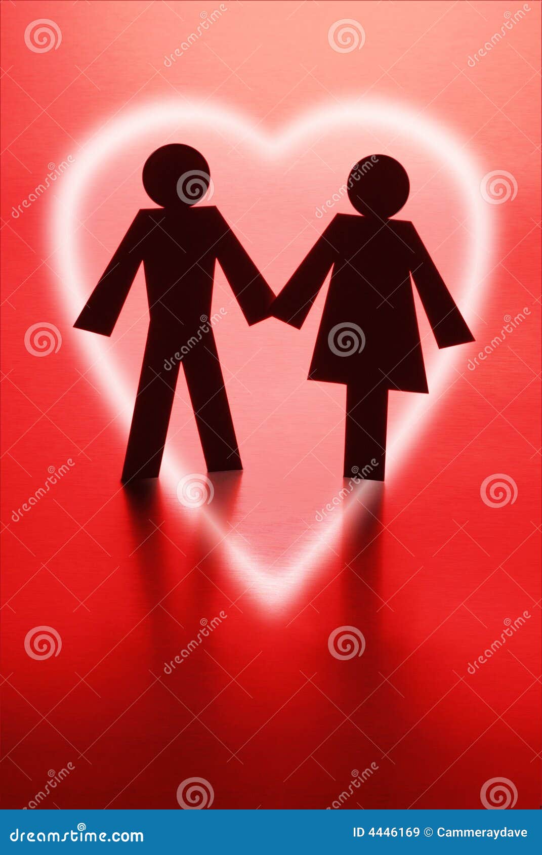 Abstract Romance Silhouette Love Heart Royalty Free Stock Images ...