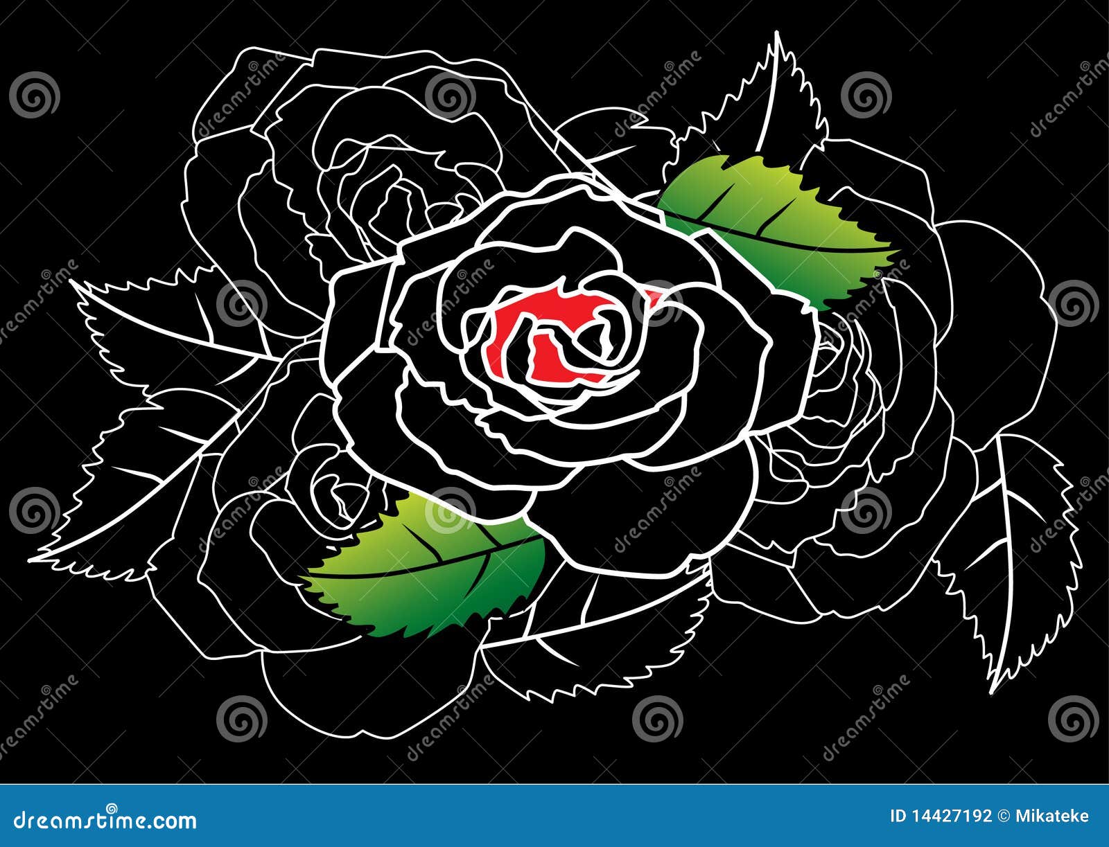 Abstract Rose stock vector. Illustration of abstract - 14427192