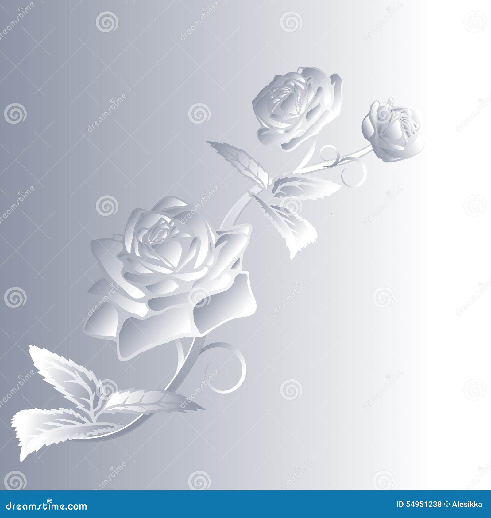 Abstract Rose Cut Out of Paper Stock Vector - Illustration of vector ...