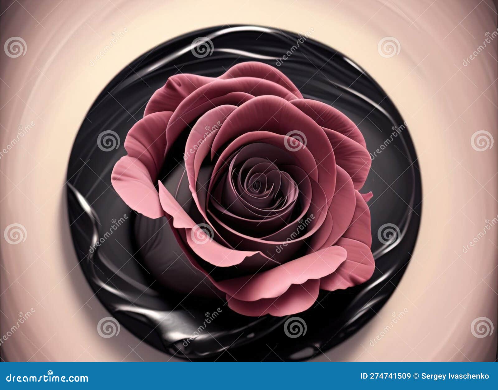 Abstract Roses, Illustration. Stock Illustration - Illustration of ...