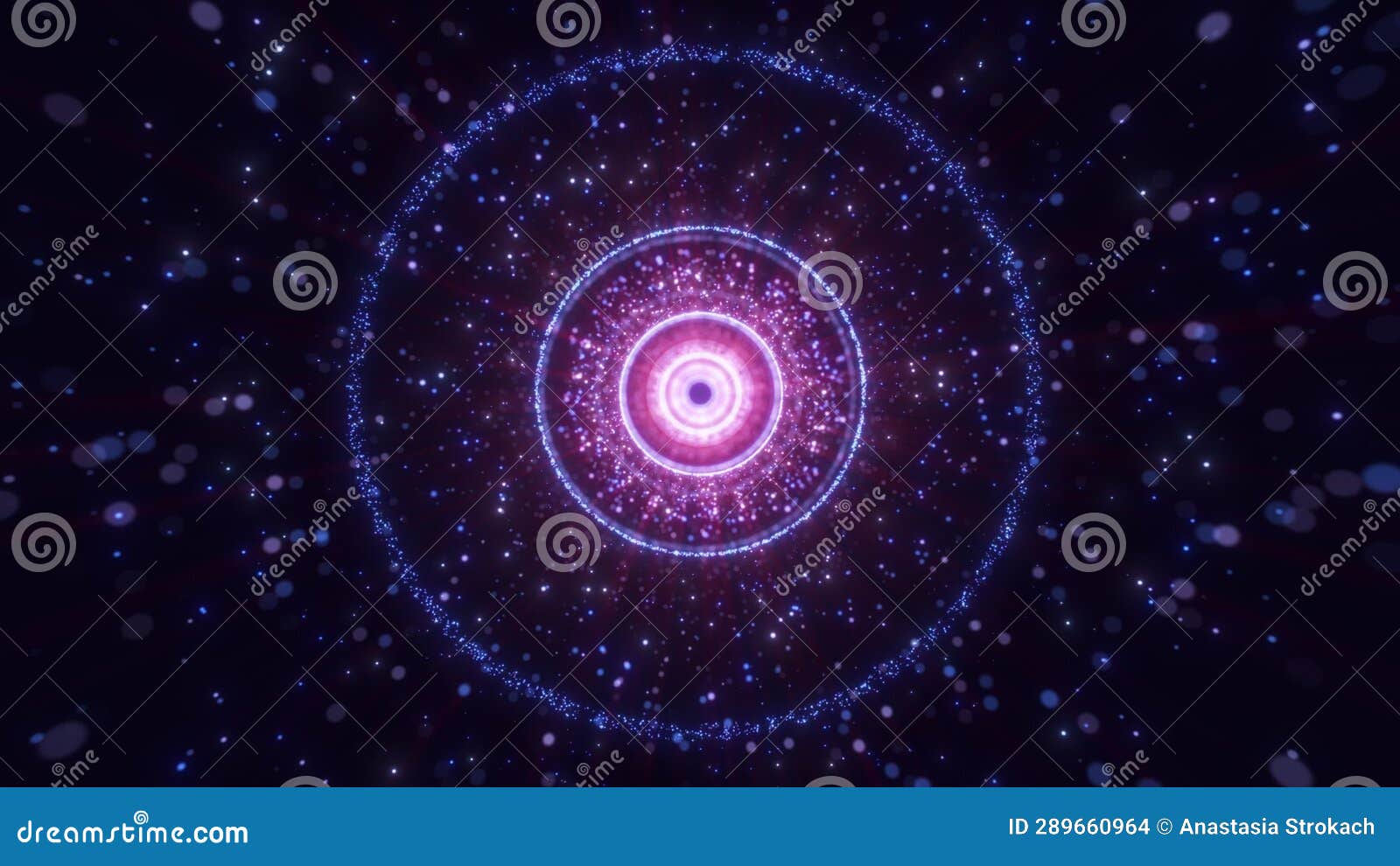 Abstract Rotating Energy Sphere of Glitter Particles. the Magic Ball ...