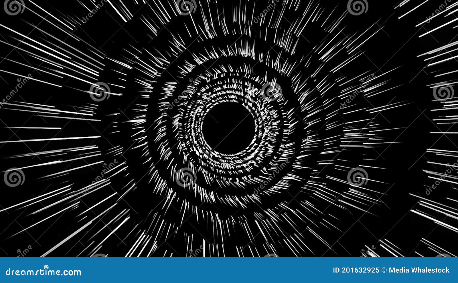 Rotating Hypnotic Circles In Differents Colors And Rotations Vector ...