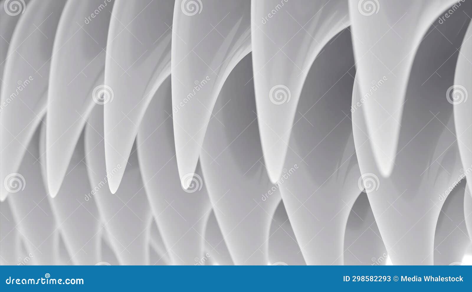 Abstract Rotating Shapes Looking Like Teeth. Design. Sharp Teeth of an ...