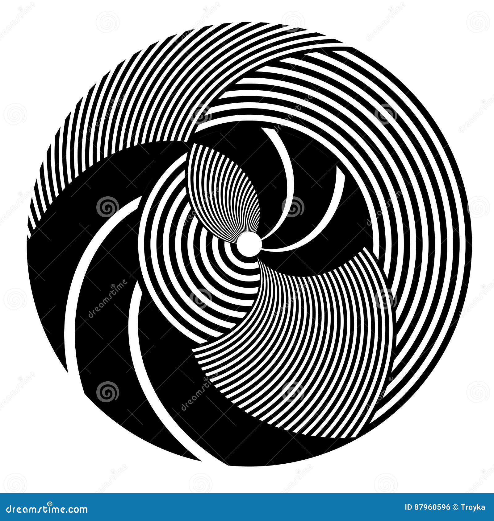 Abstract Rotation Circle Design Element. Stock Vector - Illustration of ...