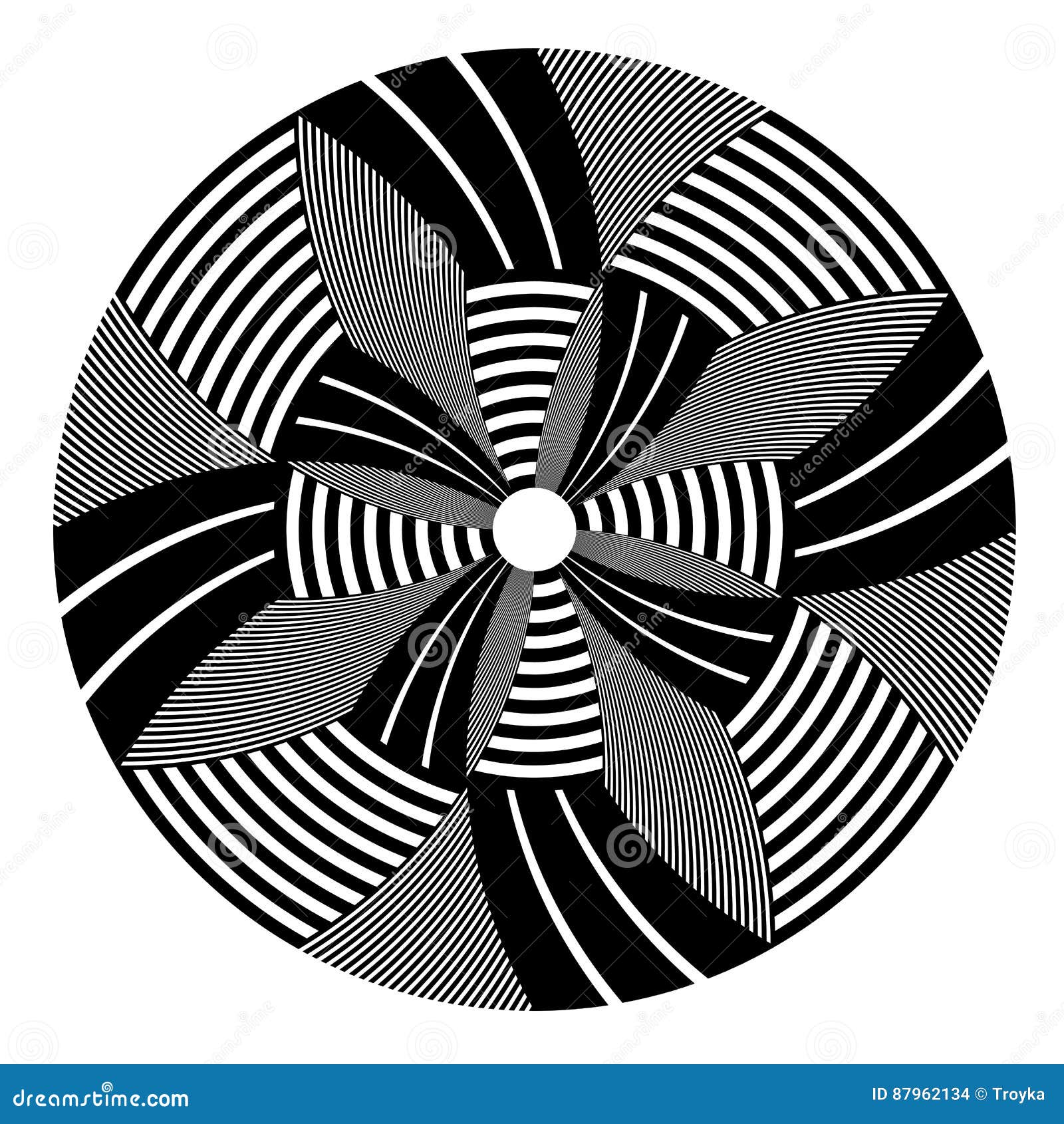 Abstract Rotation Circle Design Element. Stock Vector - Illustration of ...